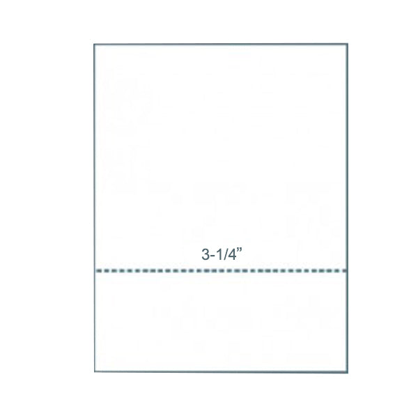 8-1/2 x 11" 20# Perforated Paper, 1 perf at 3-1/4" from Bottom - Apple ...