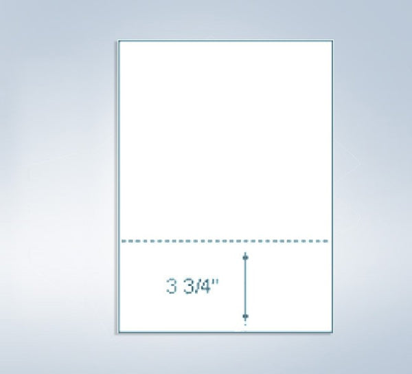 8-1/2 x 11" 20# Perforated Paper, 1 perf at 3-3/4" from Bottom - Apple ...