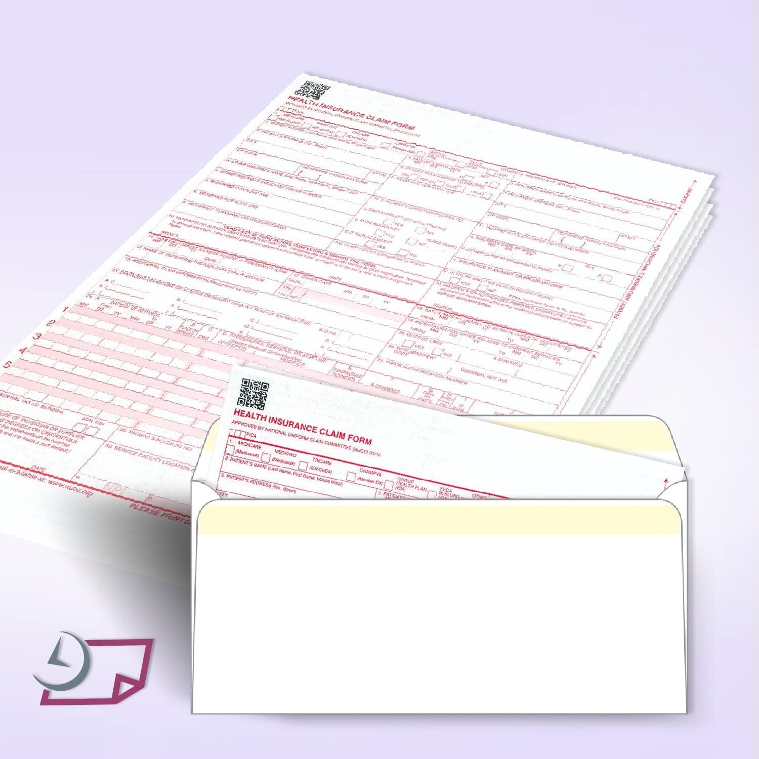 Health Care Self-Seal Claim Envelopes - Apple Forms