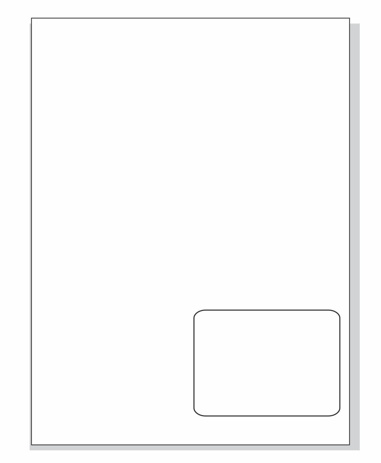 Integrated Laser Label Form Sheets, 1 Label, 4 X 2-1/2" Right - Apple Forms