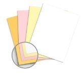 8.5" x 11" 4 Part NCR Superior White/Canary/Pink/Gold Straight Collate ...