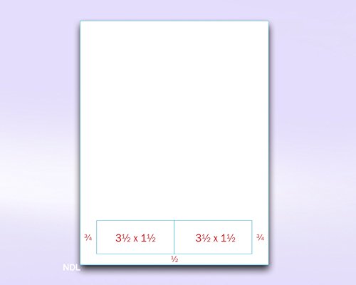 Integrated Label / Laser Form with Label Combination (2 Labels of 3-1 ...