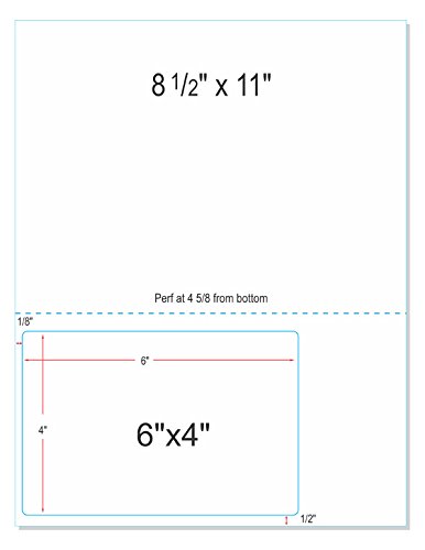 Integrated Laser Form with Label Combination (6x4" - 1 Label on Left ...
