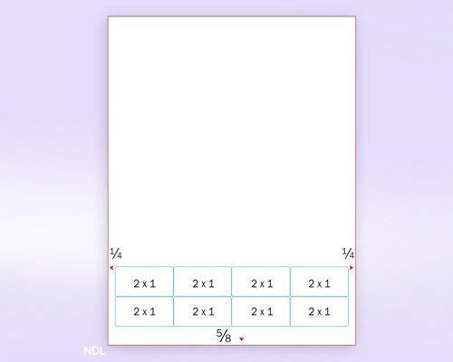 Integrated Laser Form with Label Combination (2x1" - 8 Labels) - Apple ...