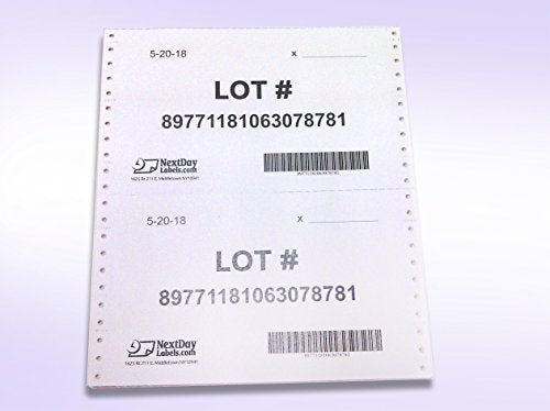 Continuous 3 Part Pallet Inventory Forms, with Clean Stick Glue (25,00 ...