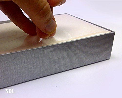 Clear Retail Package Seals, Round Circle Wafer Stickers, 500 Per Roll ...