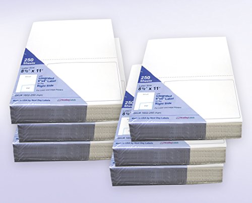 Integrated Laser Form with Label Combination 6x4" - 1 Label on Right ...