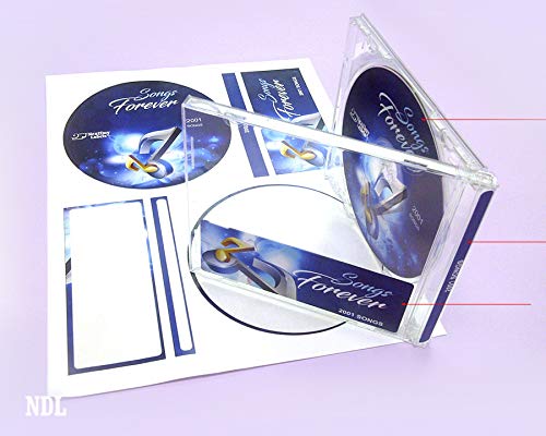 CD/DVD Matte Finish White Laser / Ink-Jet Labels - Apple Forms