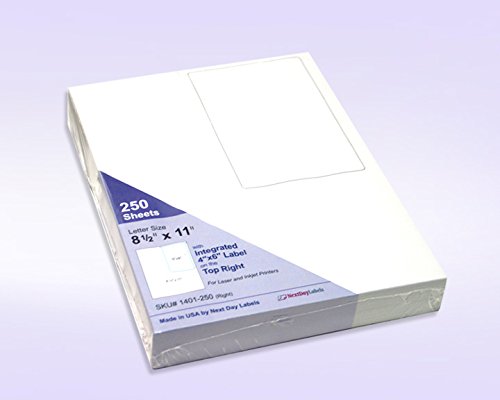 Integrated Label Laser Form with Label Combination (4x6 - Top Right ...