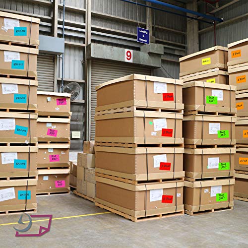 8-1/2 x 11" Neon Color High Light Fluorescent Labels for Laser & Inkje ...