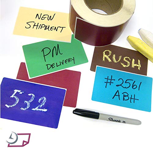 Next Day Labels, 3 X 5 Rectangle Inventory Color Coding Labels, 500 Pe ...
