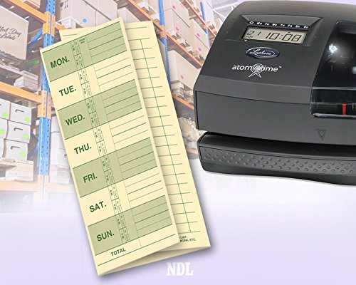 Employee Attendance Weekly Time Card (Pack of 50) - Apple Forms