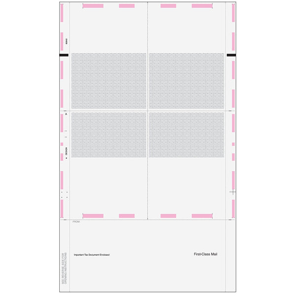 14" Pressure Seal W-2 Forms 4up Quadrant EZ fold - Apple Forms