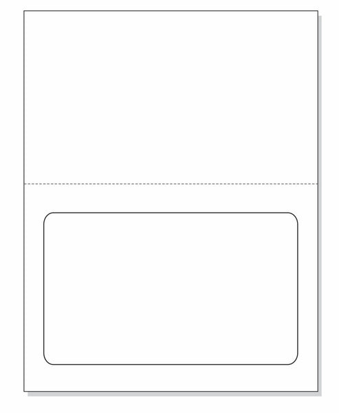 Integrated Laser Form With Label Combination 7-1/2 x 5-1/8" - On Botto ...