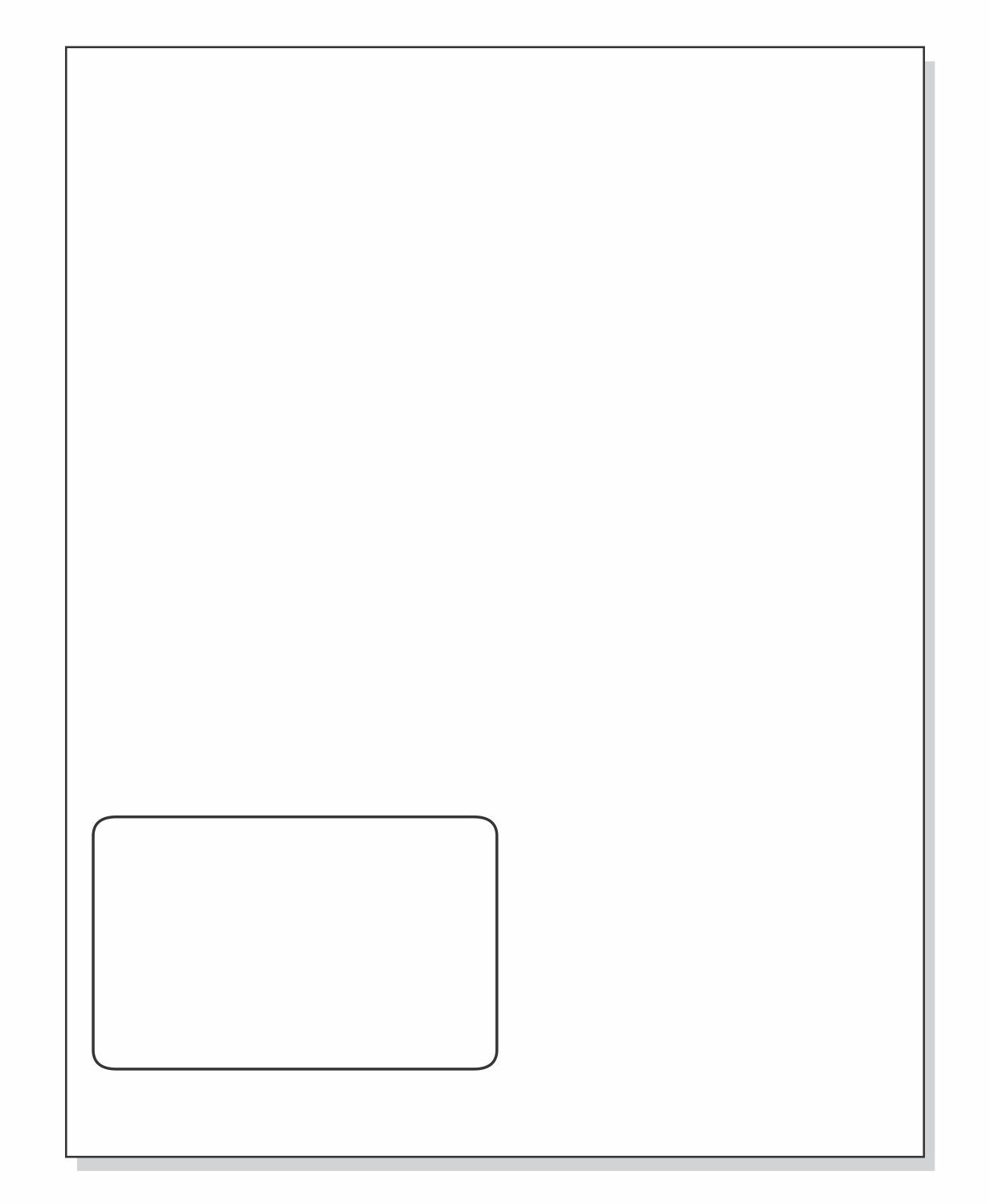 Integrated Laser Label Form Sheets, 1 Label, 4 X 2-1/2" Left - Apple Forms